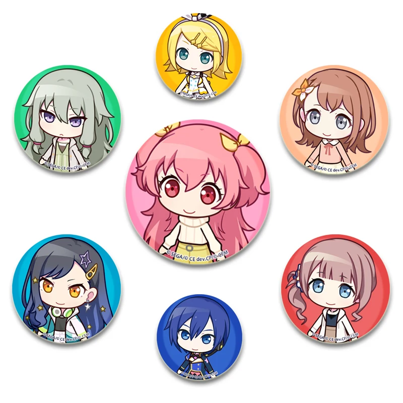 Anime-Project-SEKAI-Badges-on-Backpack-Decor-Yoisaki-Mizuki-Snap-in ...