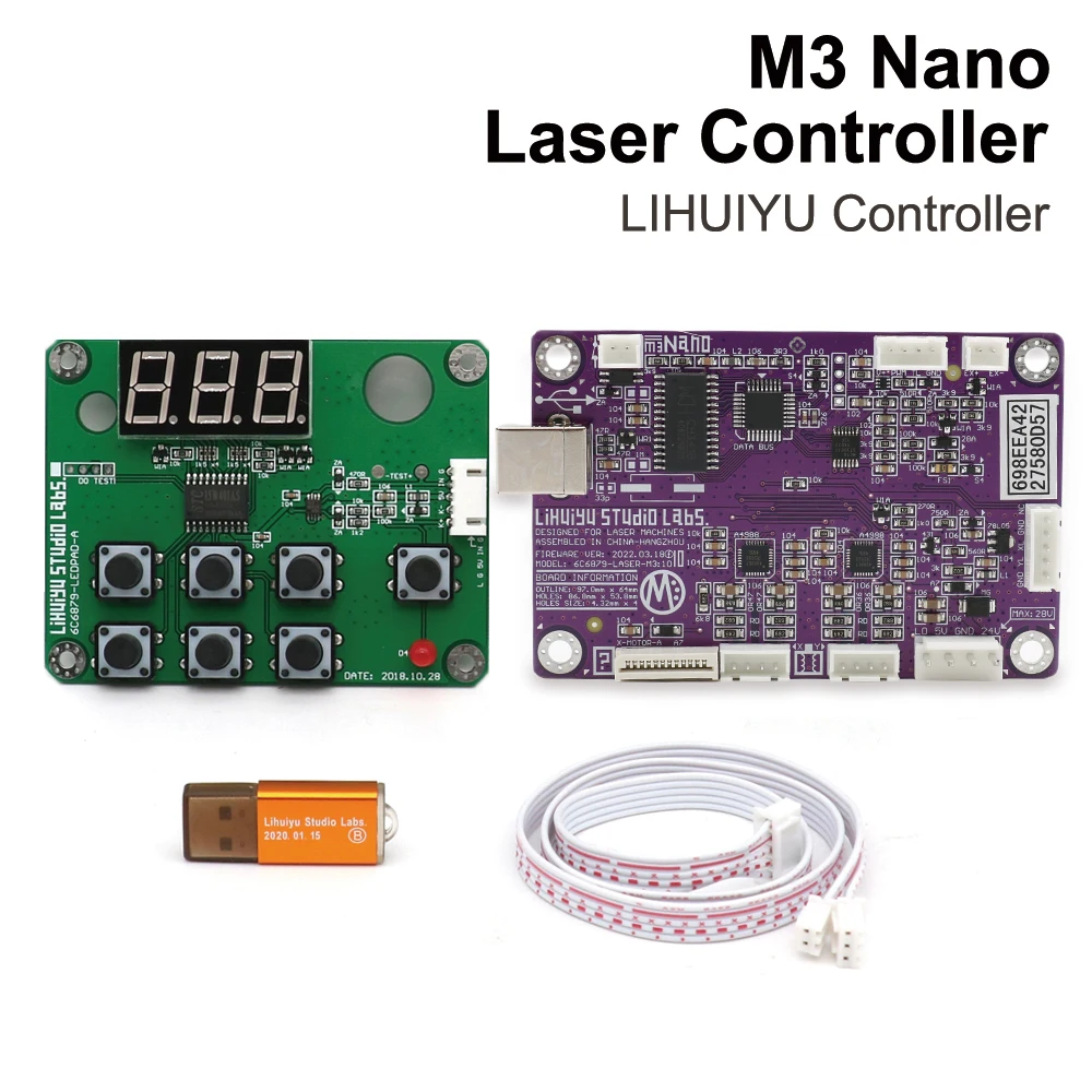 Xtwlaser lihuiyu m3 nano/m3 nanoplus controlador a laser mãe placa ...