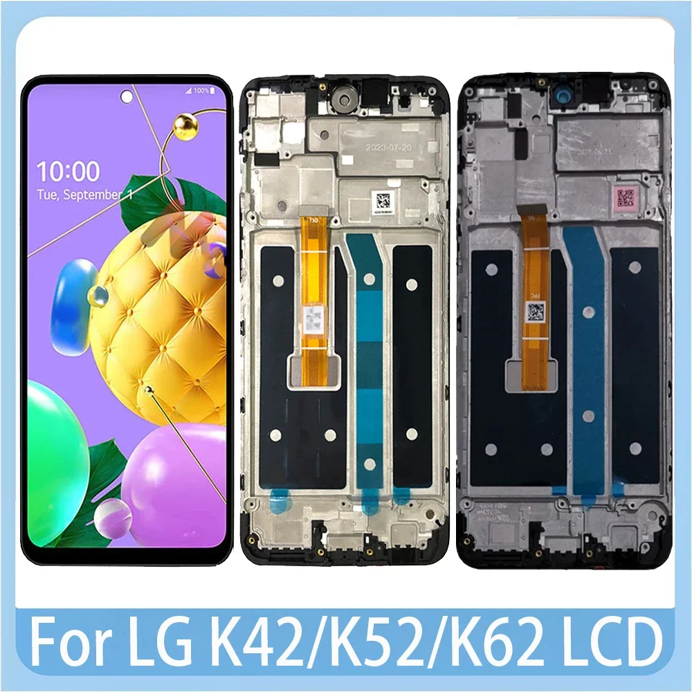 6.6" High Quality For LG K62 K52 K42 LCD Display Touch Screen With ...
