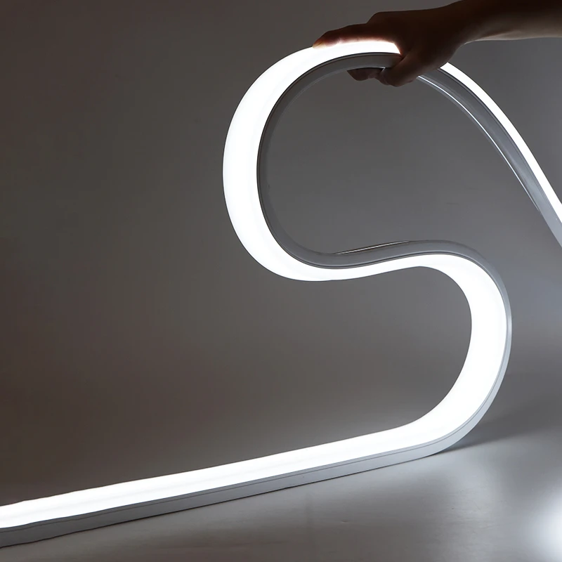 24V Neon Light Sign LED Strip Silica Gel Rope Lamp Tube Waterproof Neon ...