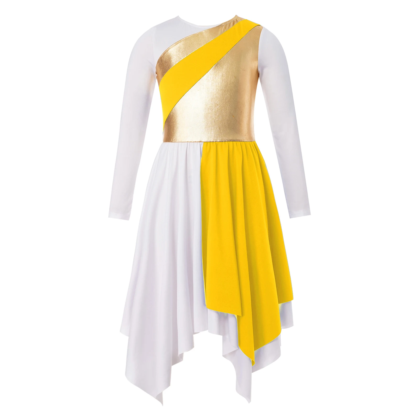 Kids-Girls-Liturgical-Praise-Choir-Ballroom-Dance-Choir-Dress-Long ...