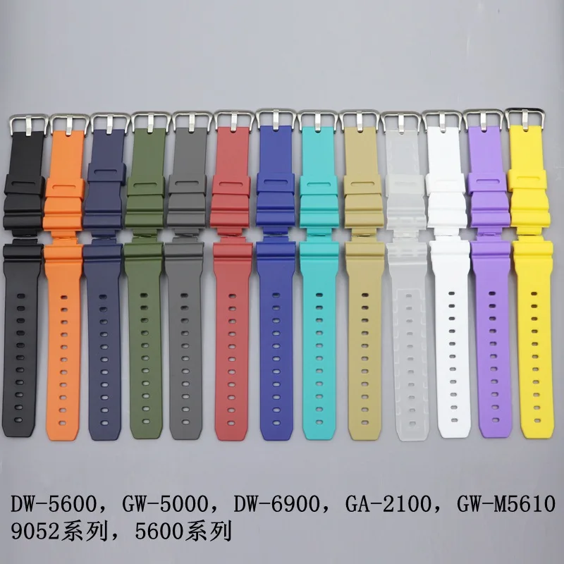 Resin-Watch-Strap-For-Casio-g-shock-DW-6900-5610-ga2100-LS-5600-GW ...