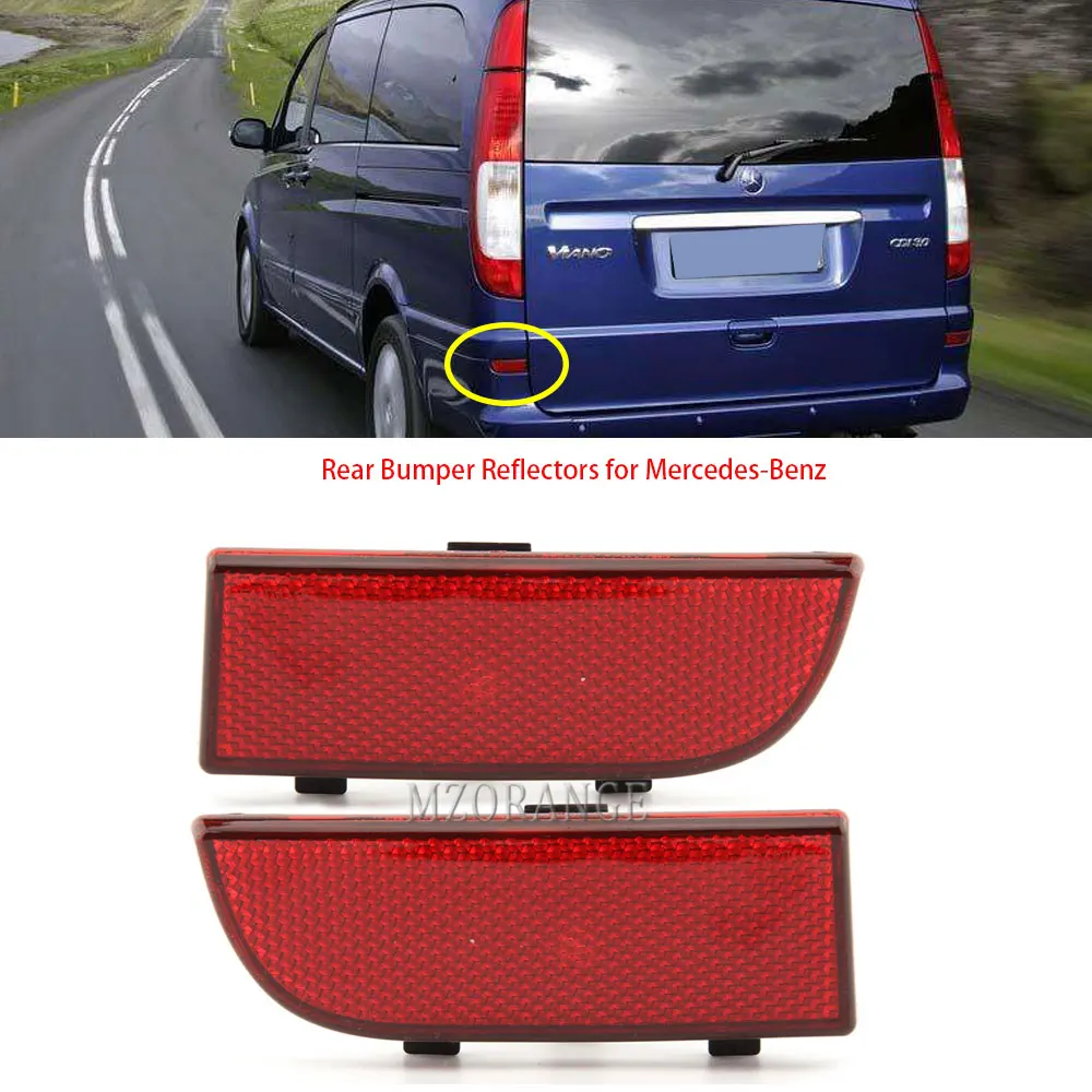 Rear-Bumper-Reflector-Light-for-Mercedes-Benz-Vito-Viano-W639-2003-2014 ...
