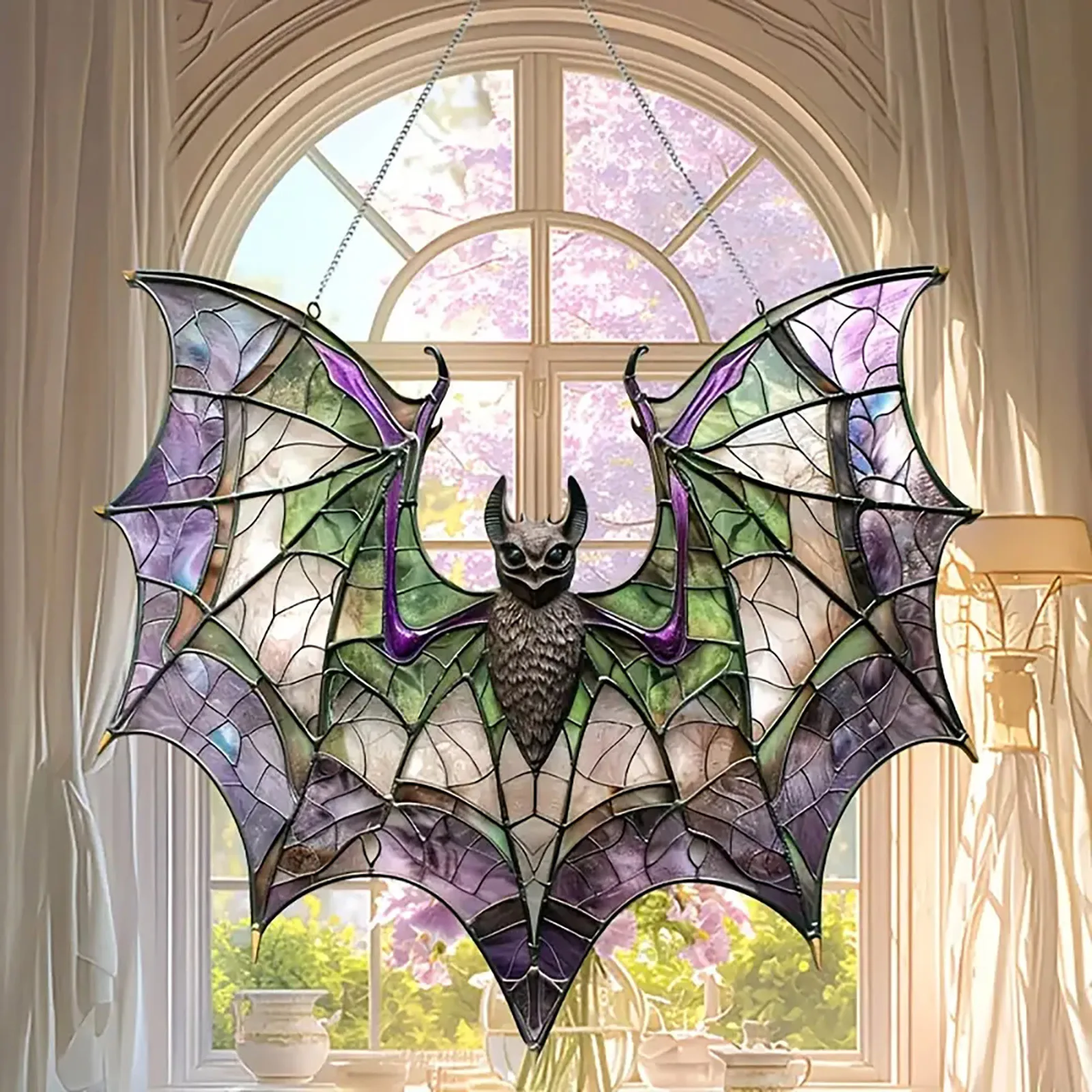 Bat-Stained-Glass-Window-Hangings-Bat-Suncatcher-Halloween-Decoration ...