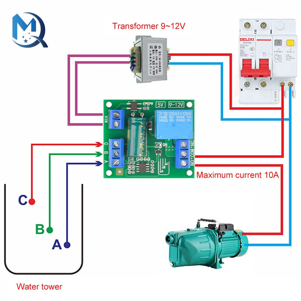 2-in-1-Pump-Pour-Water-Automatic-Controller-DC-12V-Liquid-Level-Sensor ...