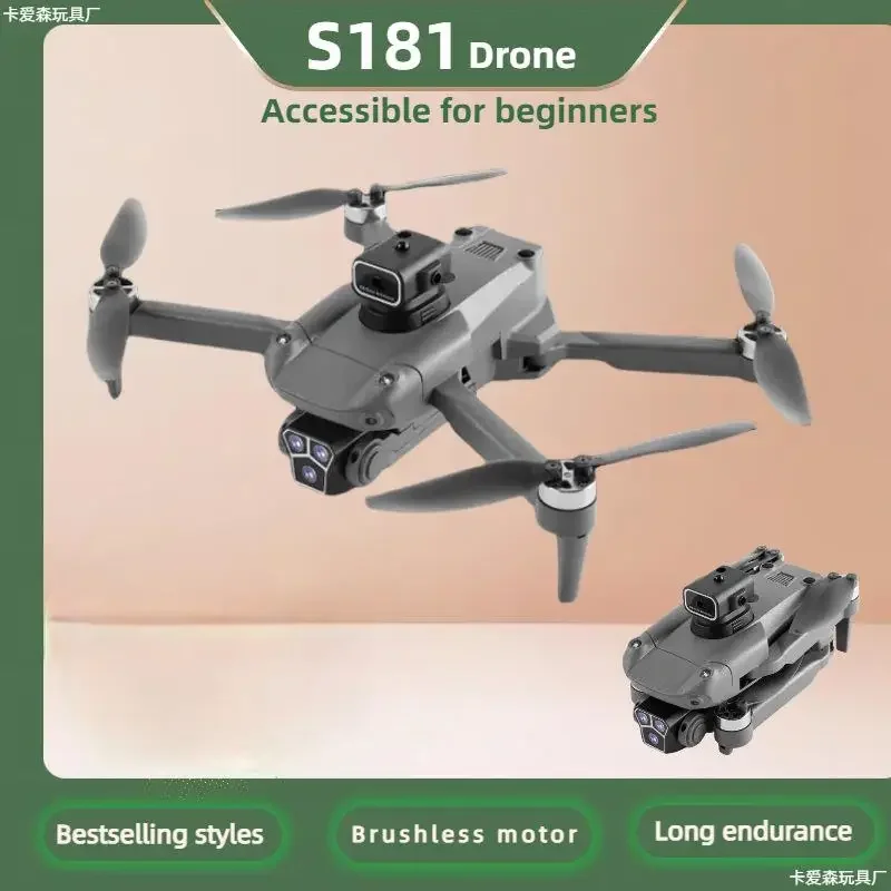 New-S181-Brushless-Drone-GPS-6K-HD-Dual-Camera-Intelligent-Obstacle-Avoidance-One-Key-Return ...