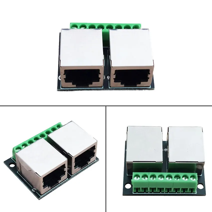 RJ45-Double-female-adapter-board-The-RJ45-network-adapter-board-turns ...