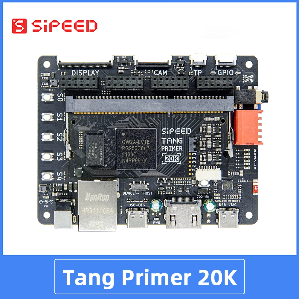Sipeed Tang Primer 20K GOWIN GW2A FPGA GoAI Core Board Minimum System ...