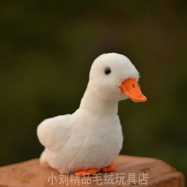 Lifelike duck doll yellow duck plush toy artificial animal plush toy ...