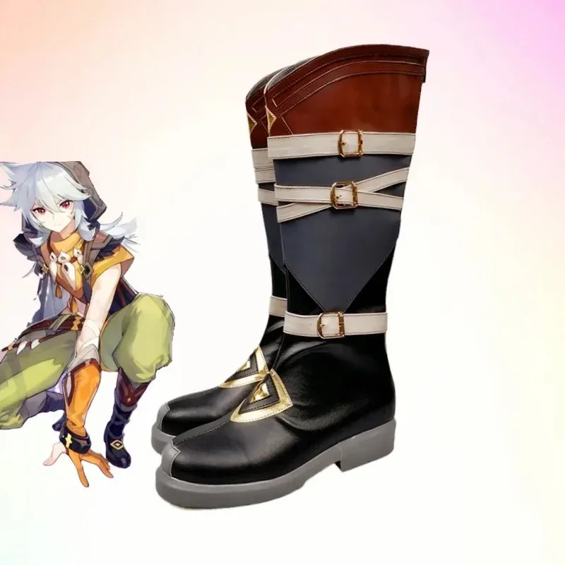 2025 RealCos Genshin Impact Razor Shoes Party Cosplay Boots Men Women ...