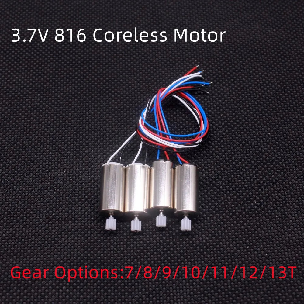 DC 3.7V 816 7T 8T 9T 10T 11T 12T 13T Ultrahigh Speed Coreless Motor RC ...