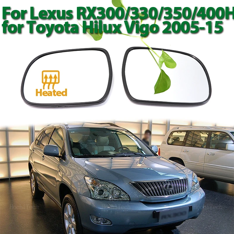 Side-Heated-Electric-Wide-Angle-Wing-Mirror-Glass-For-Lexus-RX300-RX330 ...