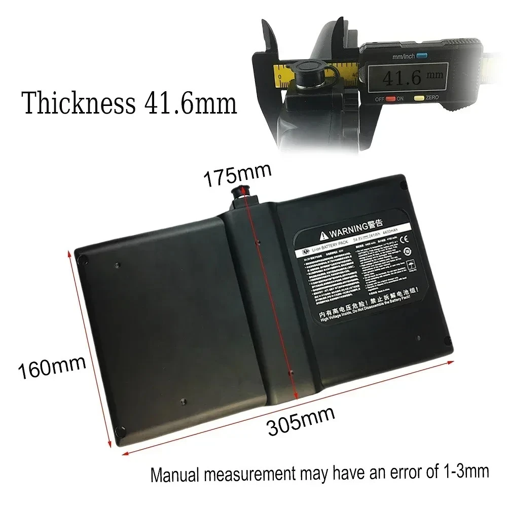 54.8V 4400mAH 3-pin/4-pin SELF BALANCING Skateboard Battery for Xiaomi ...