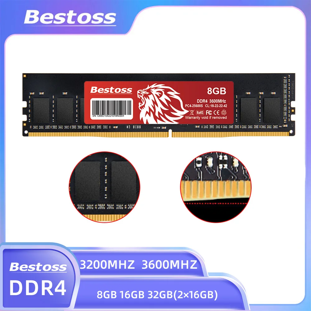 Bestoss-DDR4-PC-Memory-RAM-Computer-Desktop-32GB-16GB-8GB-Ram-3200 ...