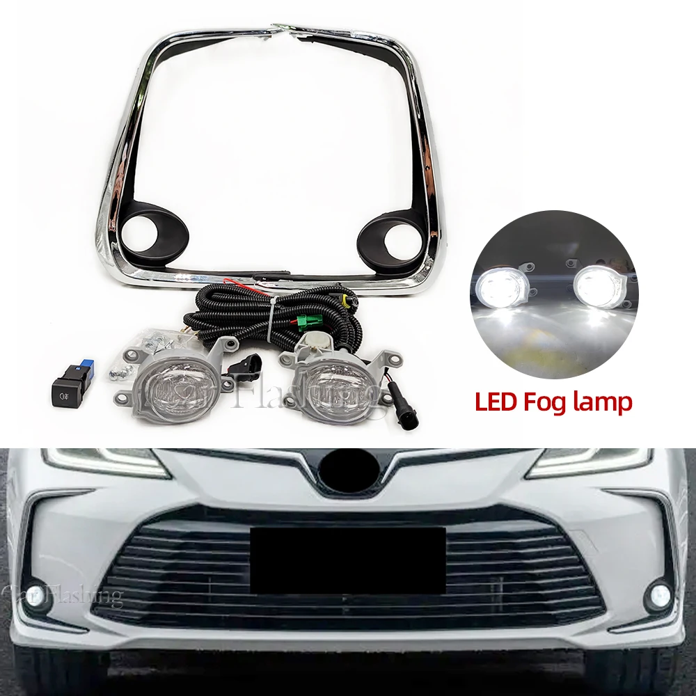 Front-LED-Fog-Lights-Fog-Lamp-For-Toyota-Corolla-Altis-2019-2020-2021 ...