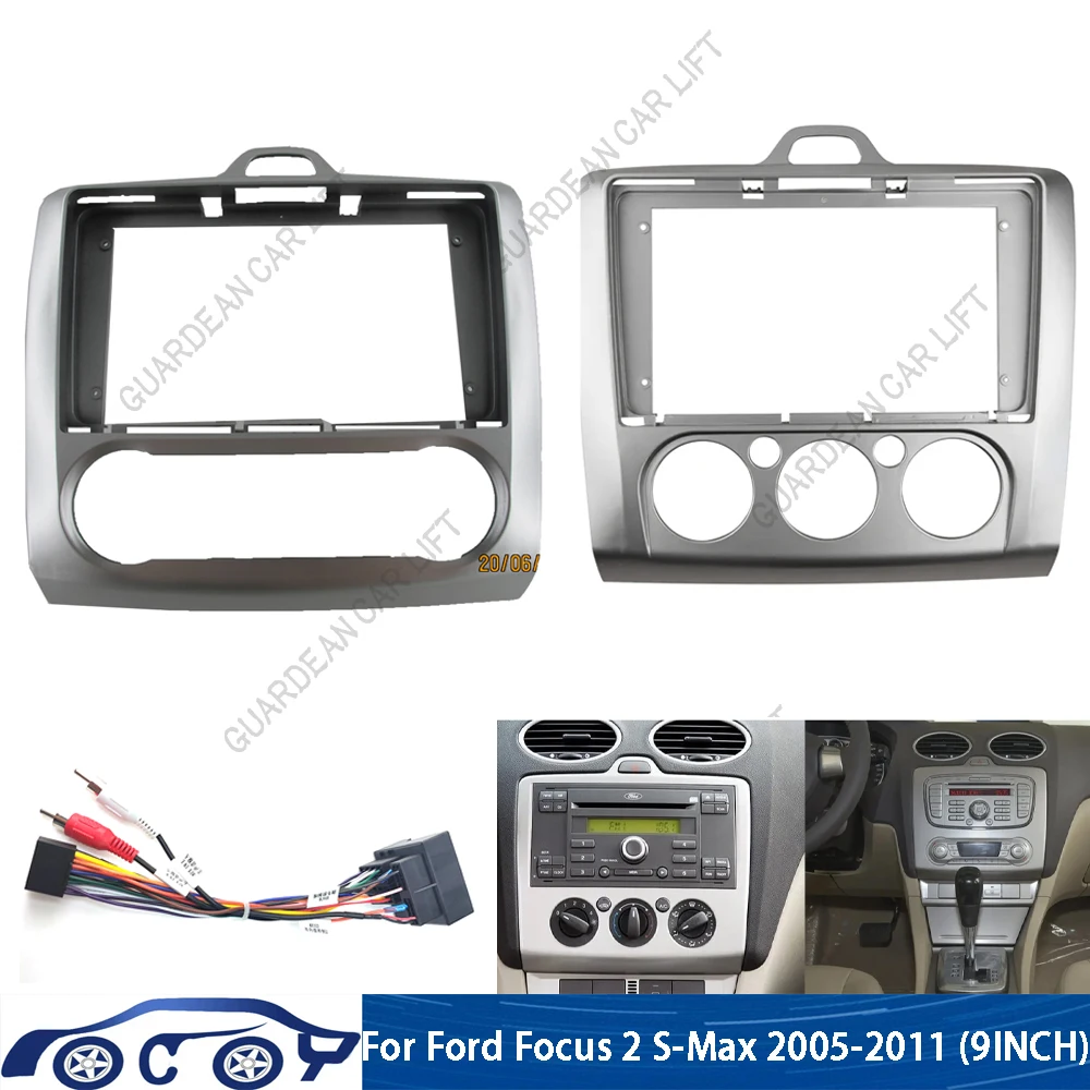 9Inch-Car-DVD-Frame-Audio-Dashboard-Trim-Kit-Panel-Radio-Large-Screen ...