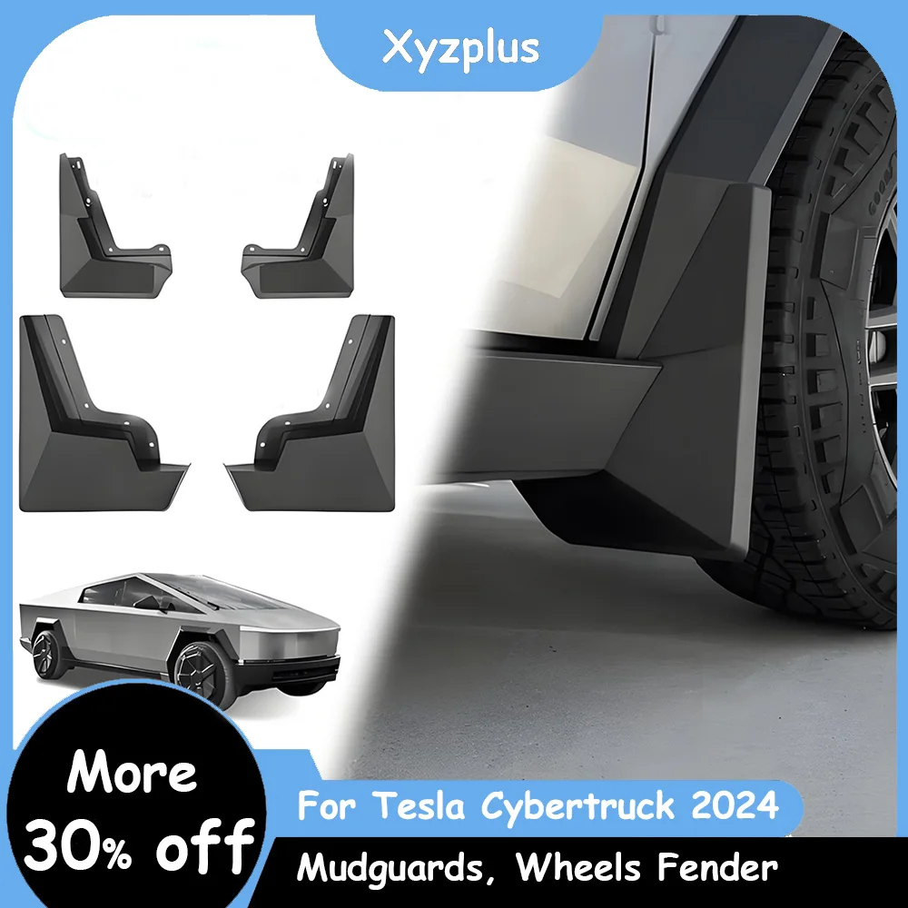 MudFlaps-For-Tesla-Cybertruck-2023-2024-Pickup-Mudguards-Mud-Flaps ...