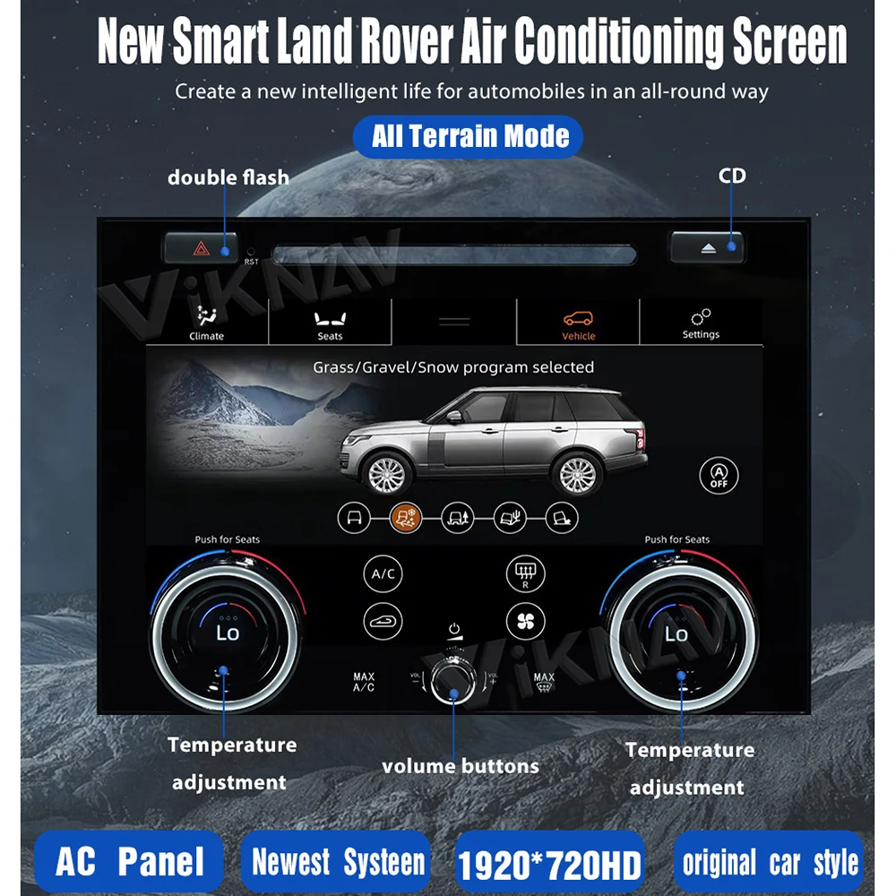 For Land Range Rover Vogue L405 Ac Panel 2013-2017 10.4 Inch Car Air ...