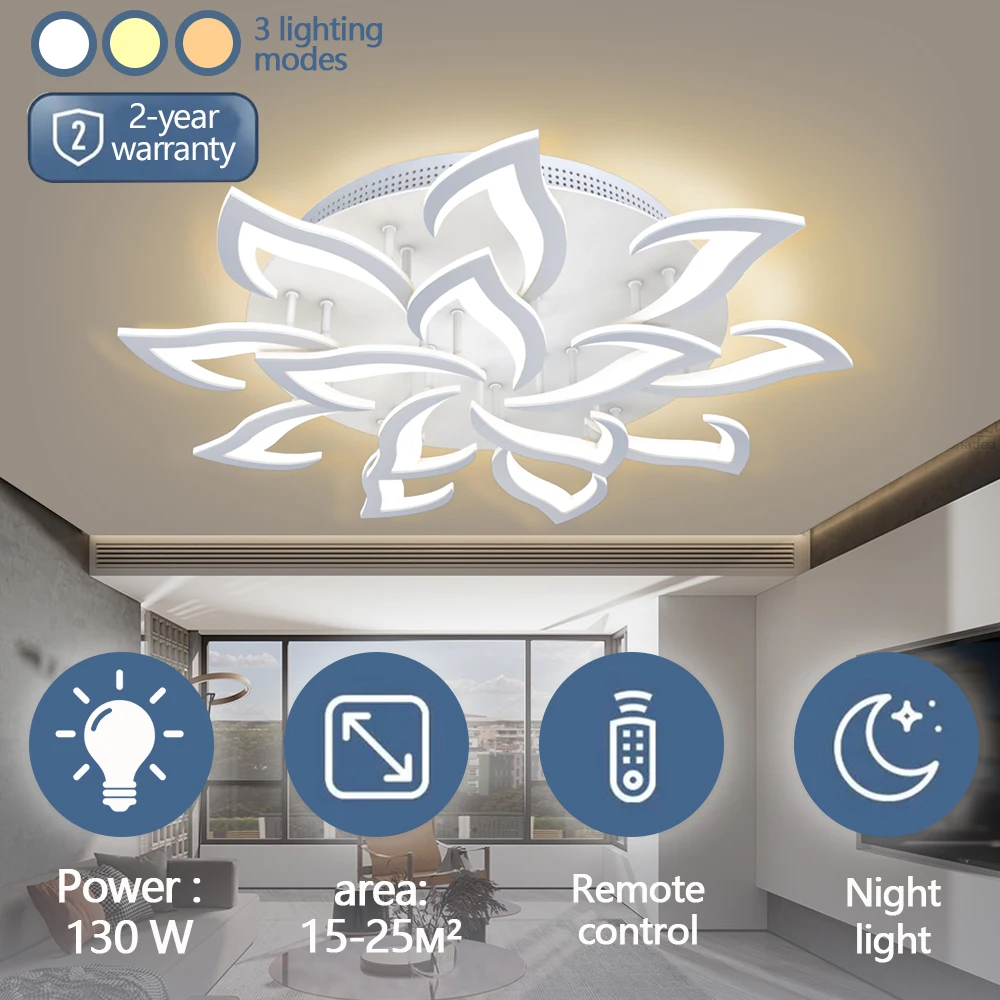 IRALAN Led Ceiling Lamp Chandelier Pendant Light for Kitchen Living ...