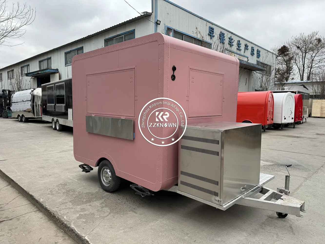 American Popular Street Outdoor Fast Food Carts Crepe Food truck with ...