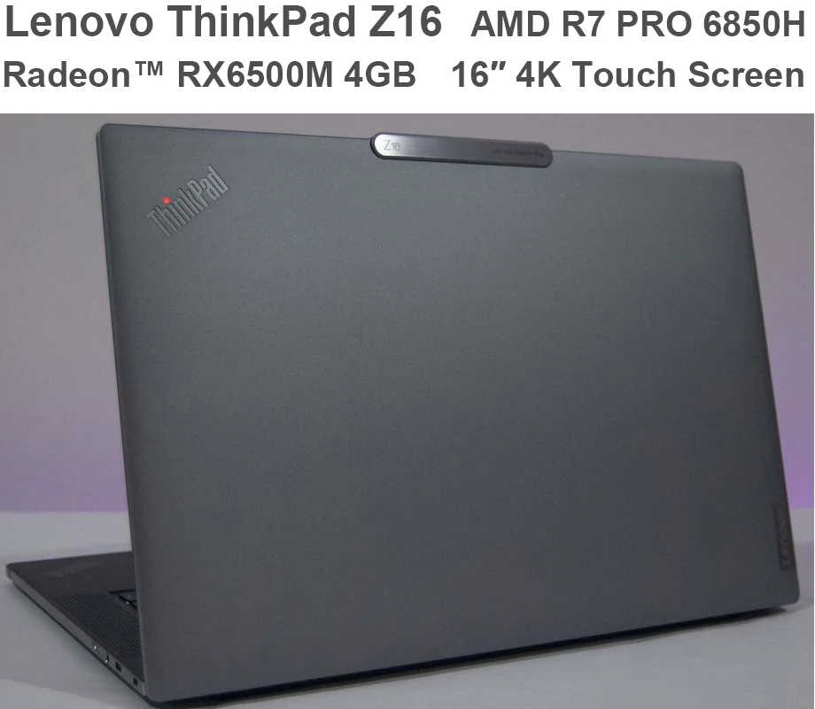 High-end-Laptop-Lenovo-ThinkPad-Z16-With-AMD-R7-6850H-Radeon-RX6500M ...
