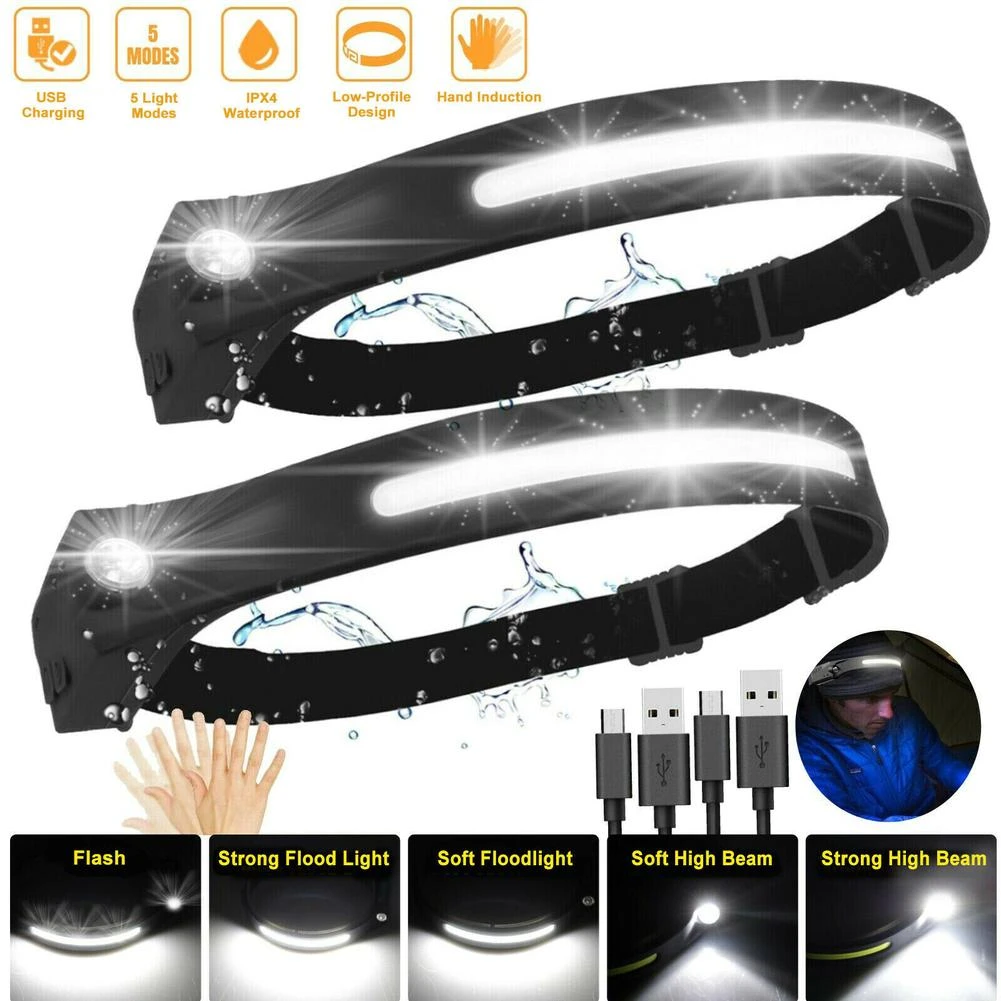 Led Headband Torch | Sensing Headlight | Headlight 230 | 230 Headlamp ...