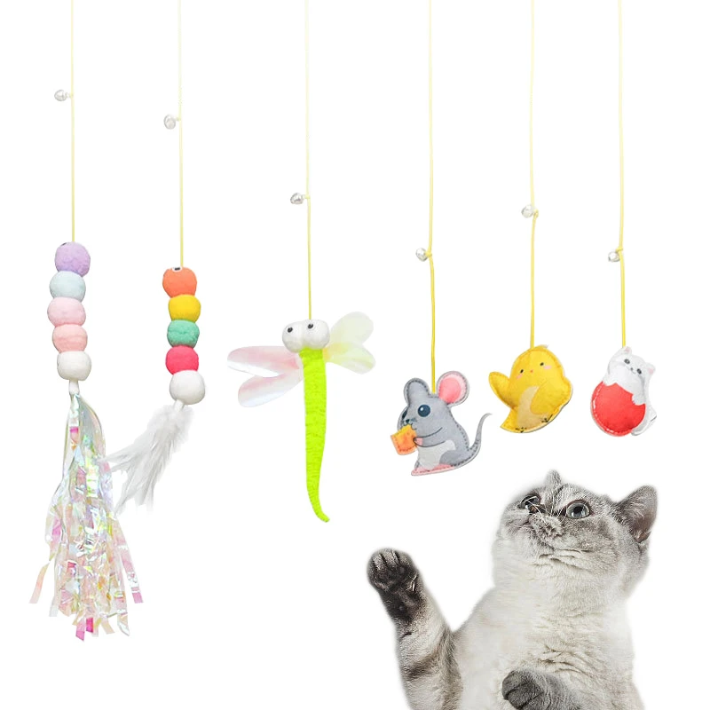 Simulation Caterpillar Cat Toy Cat Scratch Rope Mouse Funny Self hey ...