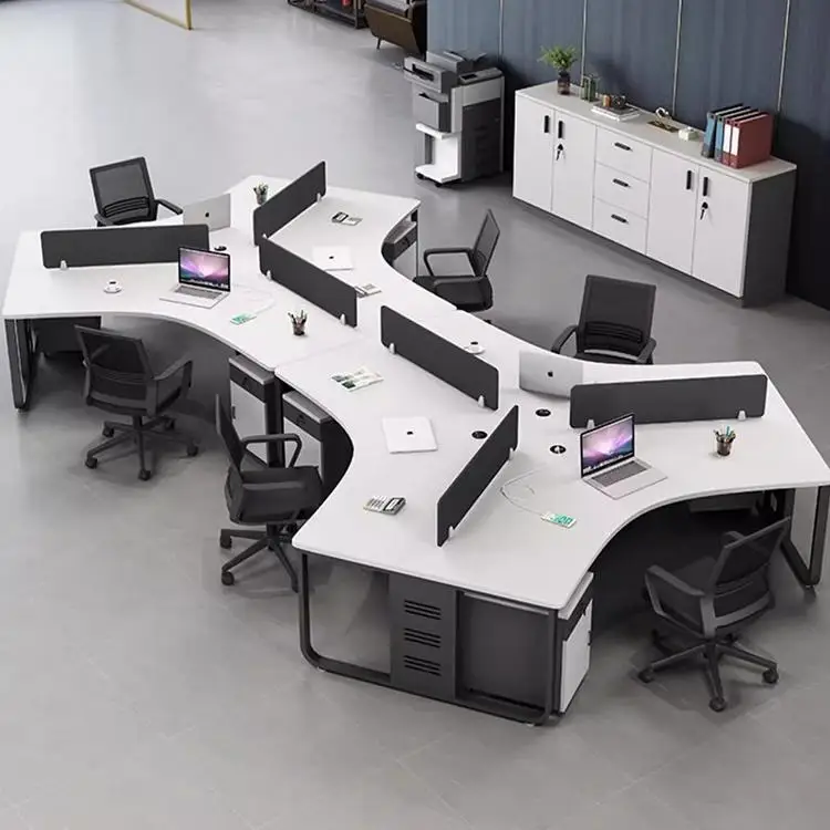 Staff Table Modern Design Office Furniture Workstation Desk Modular ...