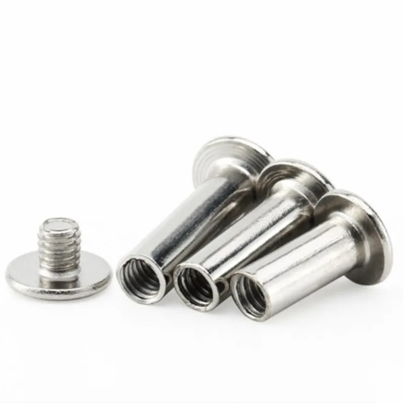 10pcs/lot Stainless Steel Chicago Screw Diameter 5mm, Length 6mm To ...