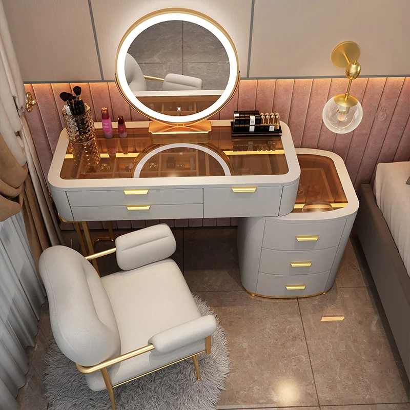 Storage-Dressing-Table-With-Mirror-Bedroom-Dresser-Cabinet-Dressing ...