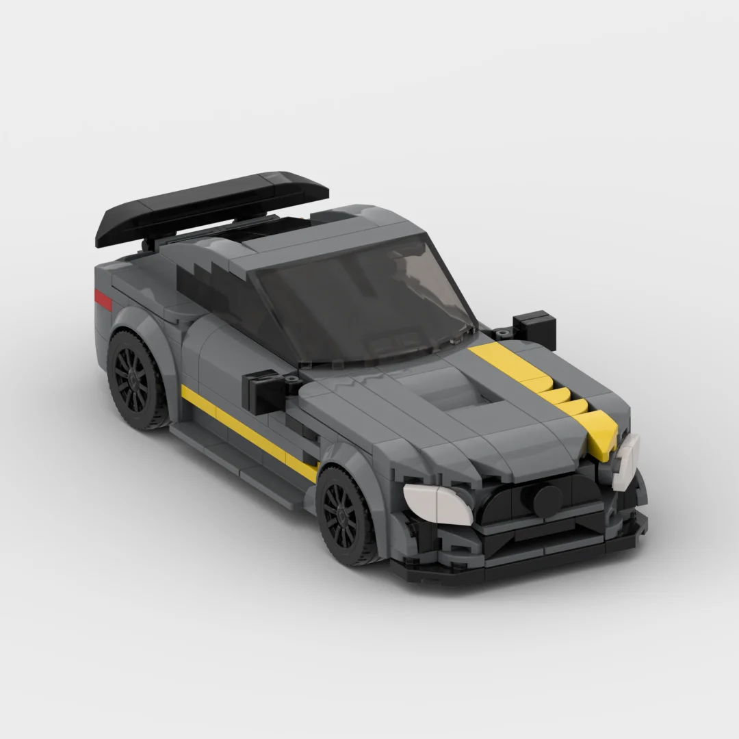 MOC Benz AMG GTR racing Speed Champion Racer Building Blocks Brick ...