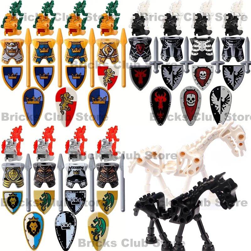 Ancient-Knight-Armor-Shield-Sword-Sheath-Leg-Guard-Spear-Battle-Axe ...