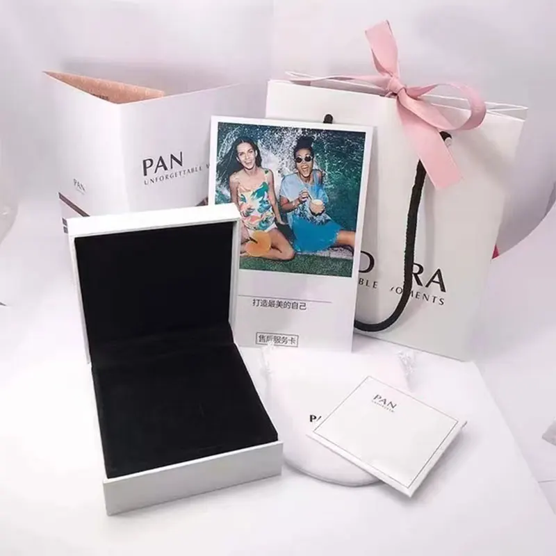 Encantos-Pandora-Originais-Embalagem-Sacos-De-Papel-Mulheres-Presente ...