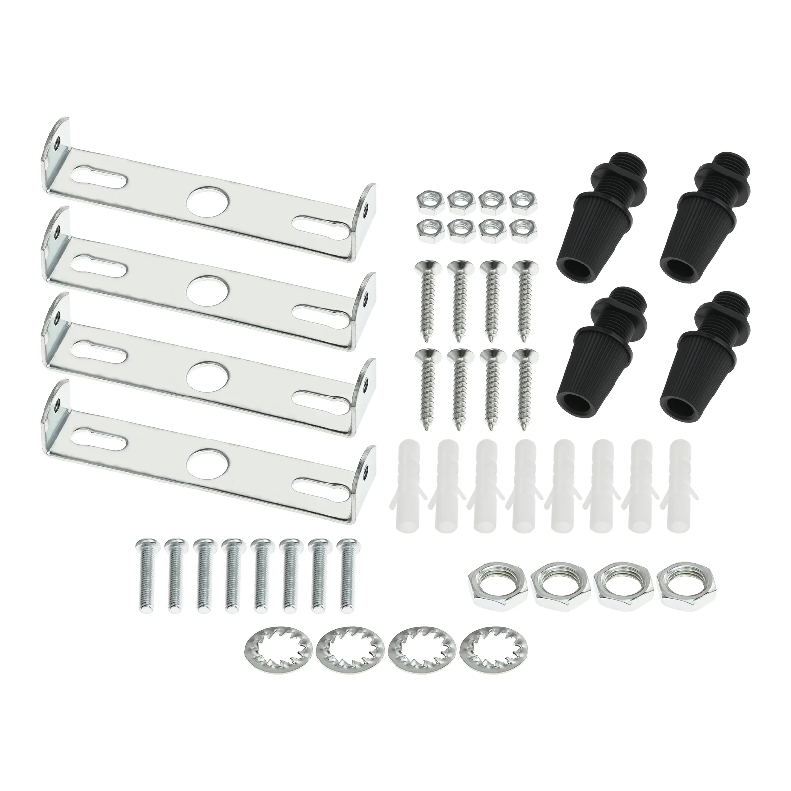 4 Sets Ceiling Light Plate Kit Light Fixture Mounting Bracket Plate for ...