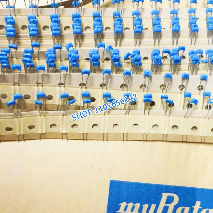20-100pcs 103 104 MUR BLUE monolithic ceramic capacitor 104 0.1UF 50V 0 ...