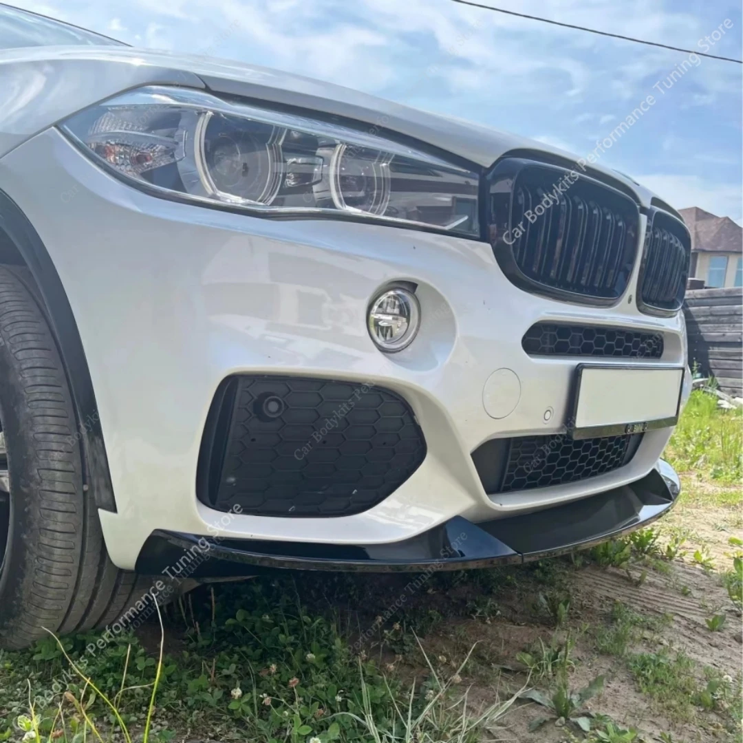 For Bmw X5 F15 3PCS MP Style Car Front Bumper Splitter Lip Spoiler ...
