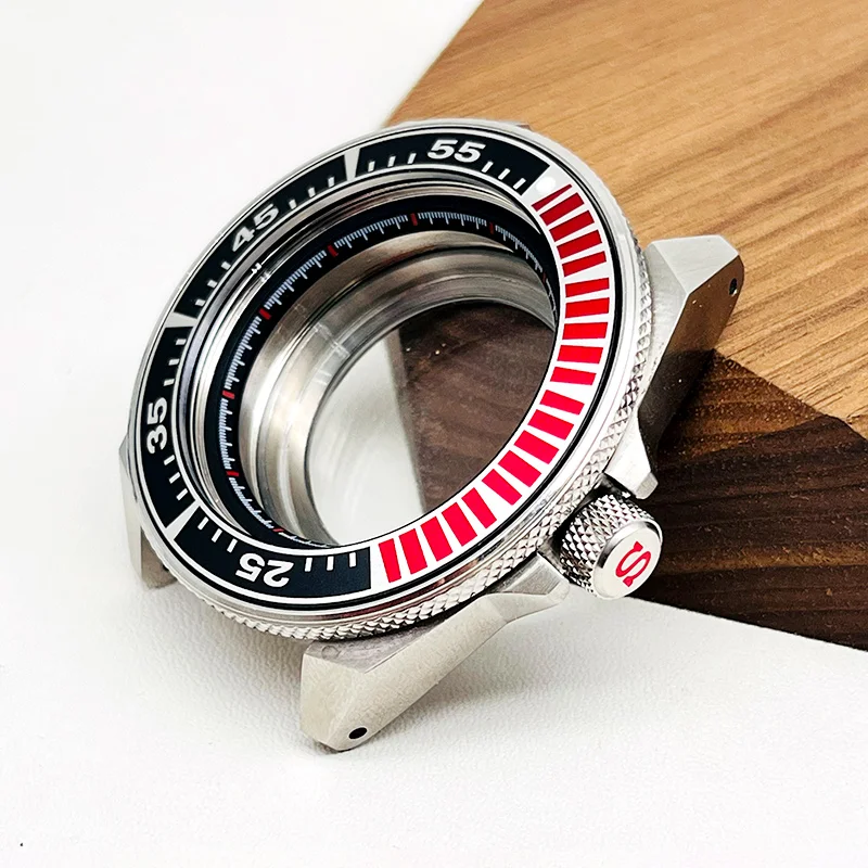 44mm-Silver-Samurai-Case-nh35-Watch-Case-fit-for-NH34-NH35-NH36-7S26 ...