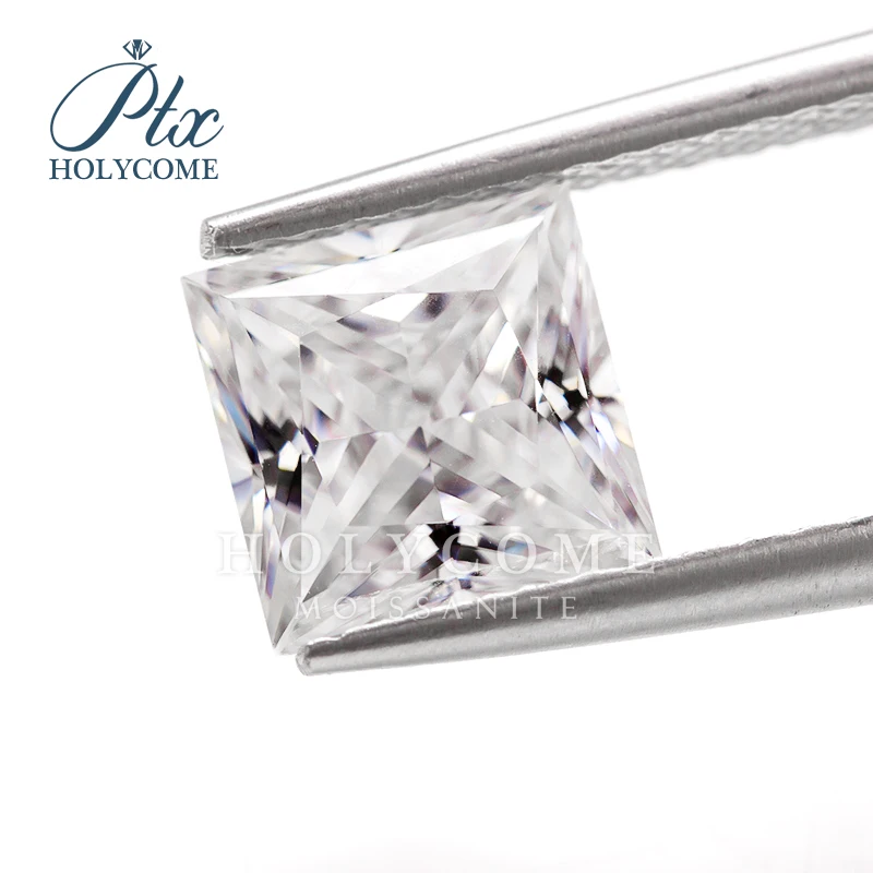 Holycome-D-COLOR-VVS1-CLARITY-PRINCESS-Cut-Super-White-Moissanite ...