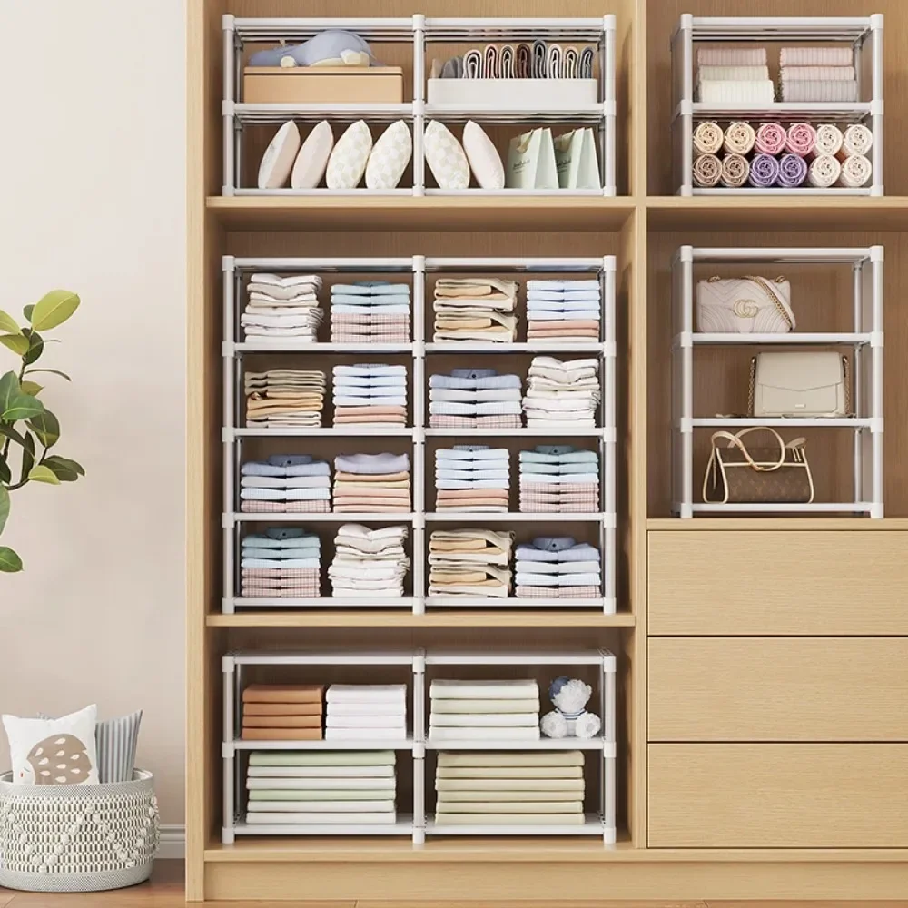 Stackable-Wardrobe-Foldable-Clothe-Layered-Partition-Cabinet-Space ...