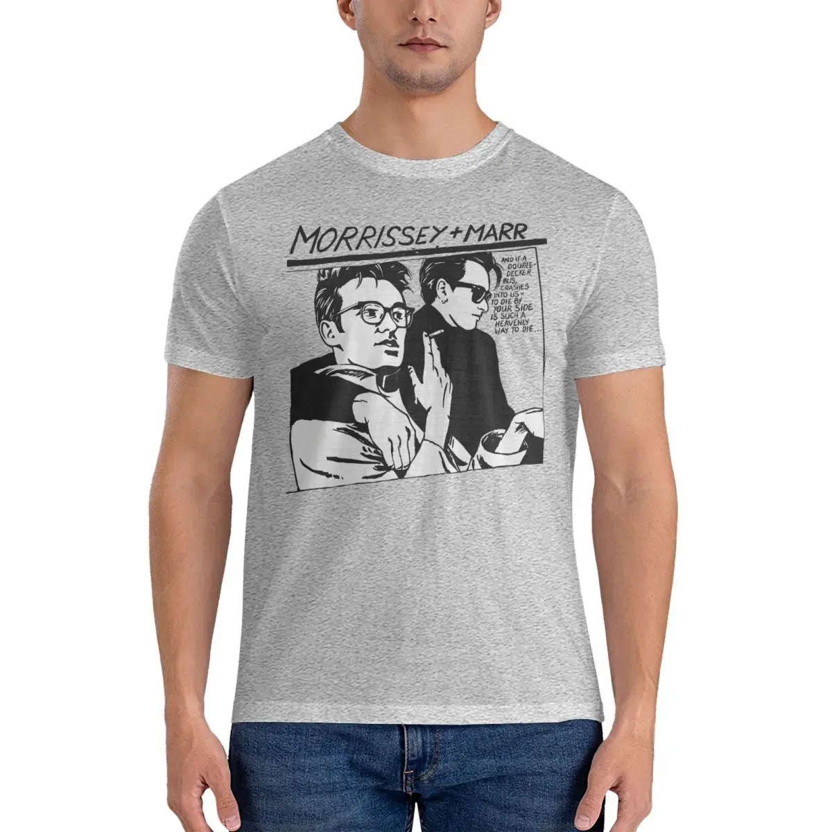 The-Smiths-T-Shirts-Men-Pure-Cotton-Vintage-T-Shirt-Crewneck-Sonic ...