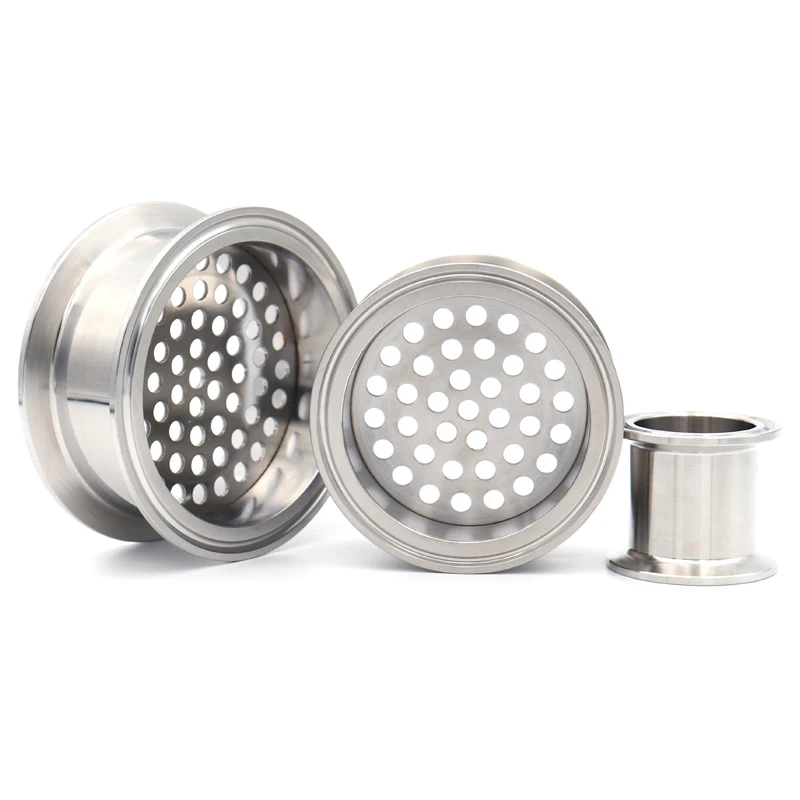 SS304 Beer Extractor Filter 6mm Perforated Plate Distill 1.5" 2" 3" 4 ...