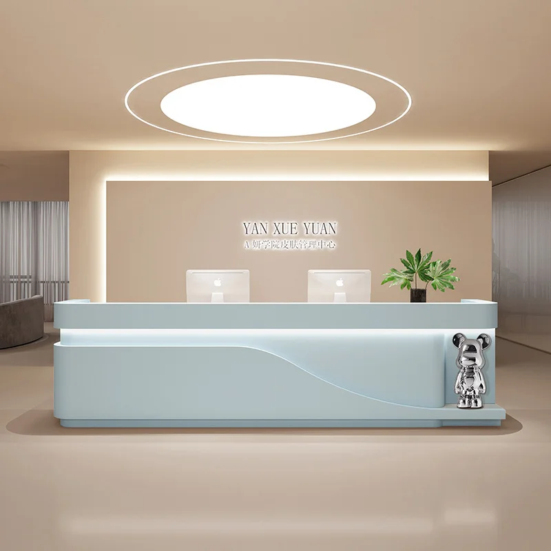 Office-Pulpit-Reception-Desks-Front-Register-Table-Podium-Futuristic ...