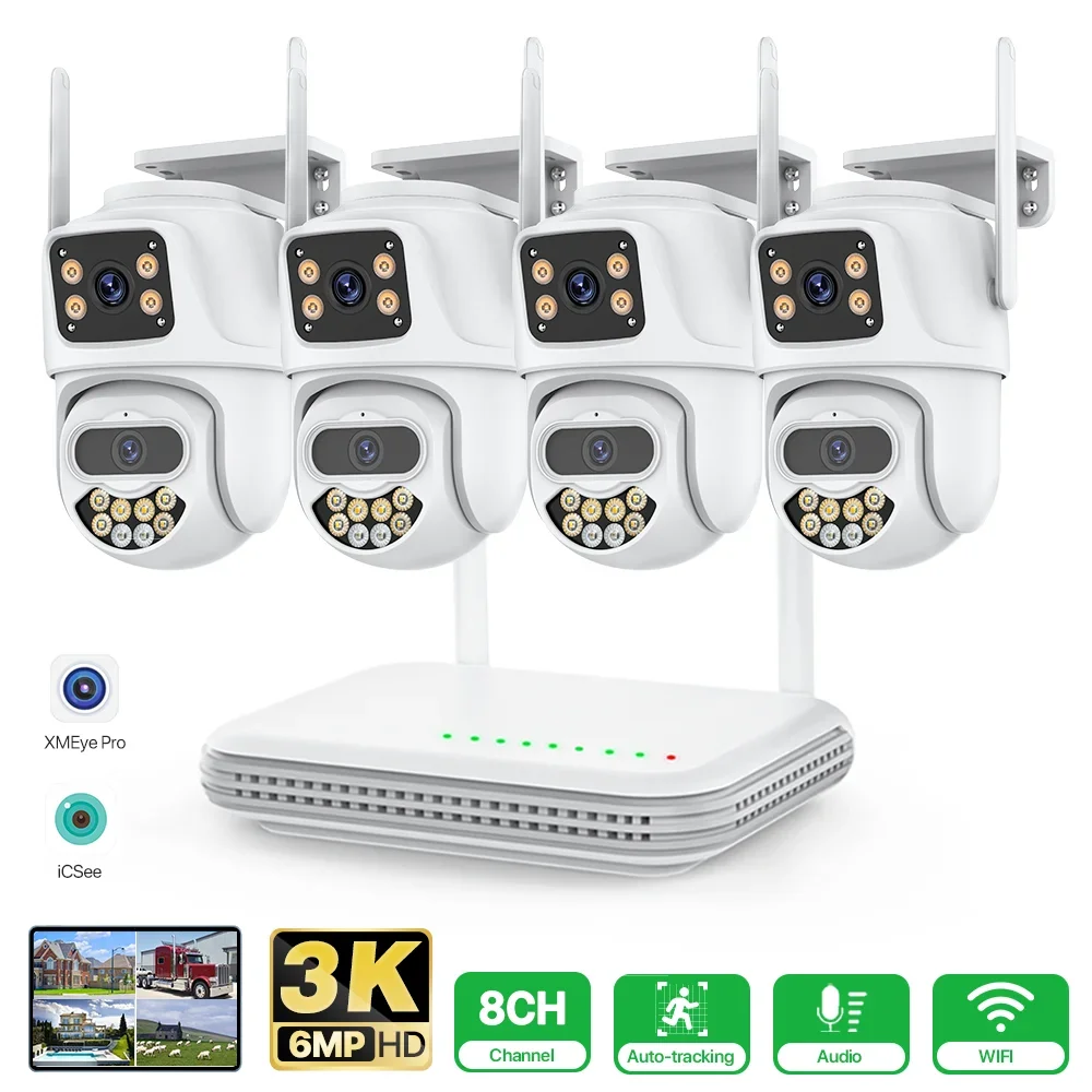 8CH-NVR-6MP-Outdoor-Waterproof-Wireless-PTZ-Cam-HD-IP-Dual-Lens-H-265X ...