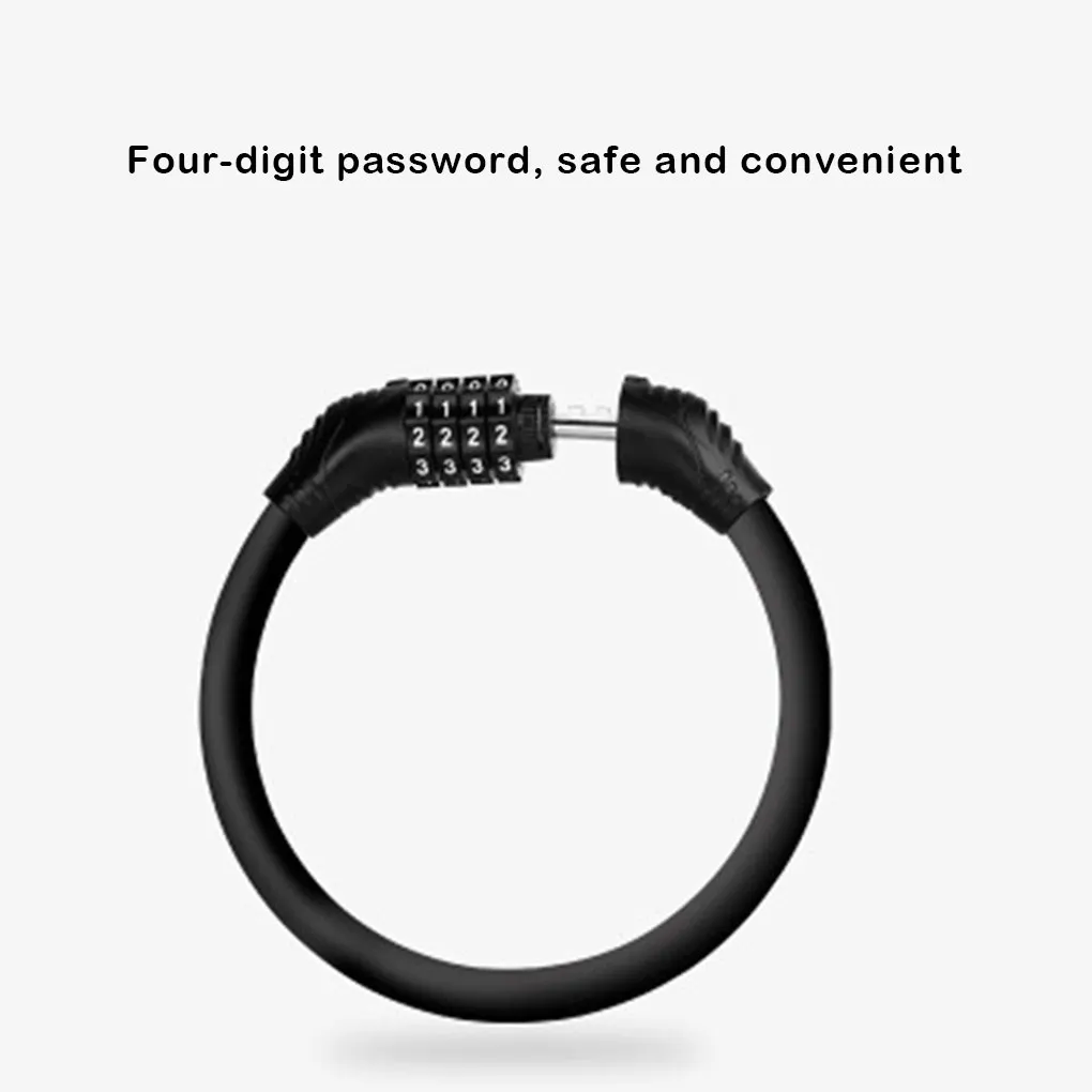 Flexible-Bike-Lock-Universal-Anti-theft-Chain-Number-Locks-Helmet ...