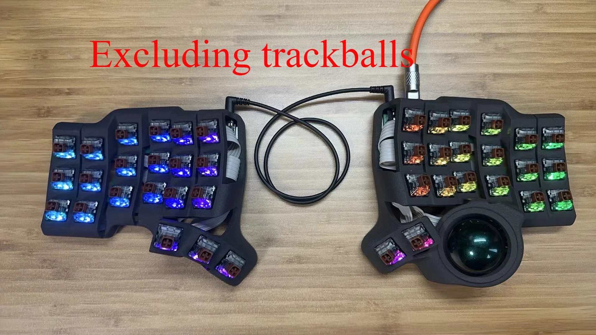 Charybdis Mini Split Keyboard Kit Custom RGB Legbog Axis/34MM Track ...