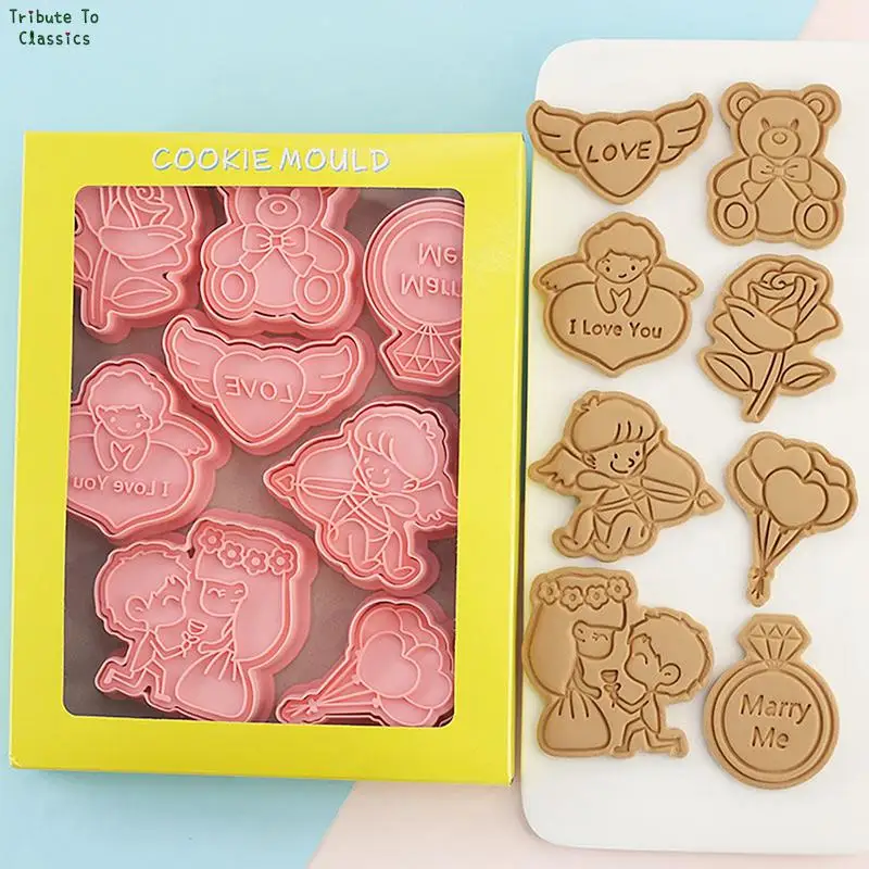 8Pcs-SET-3D-Cartoon-Cookie-Cutters-Biscuit-Mold-DIY-Fondant-Decorating ...
