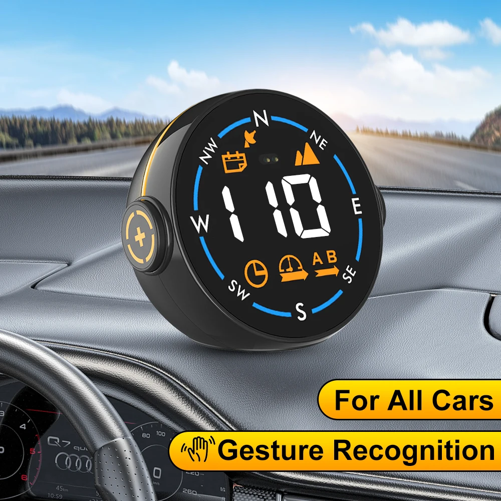 Head-Up-Display-GPS-Speedometer-Speed-Display-Gesture-Recognition-Clock ...