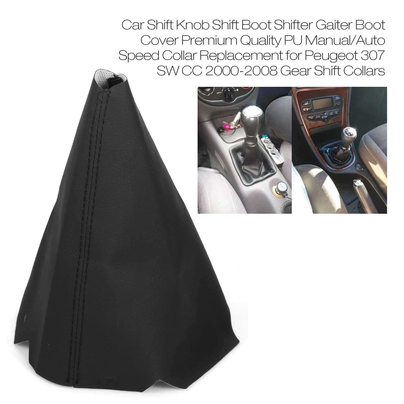 Car-Shift-Knob-Shift-Boot-Shifter-Gaiter-Boot-Cover-Premium-Quality-PU ...