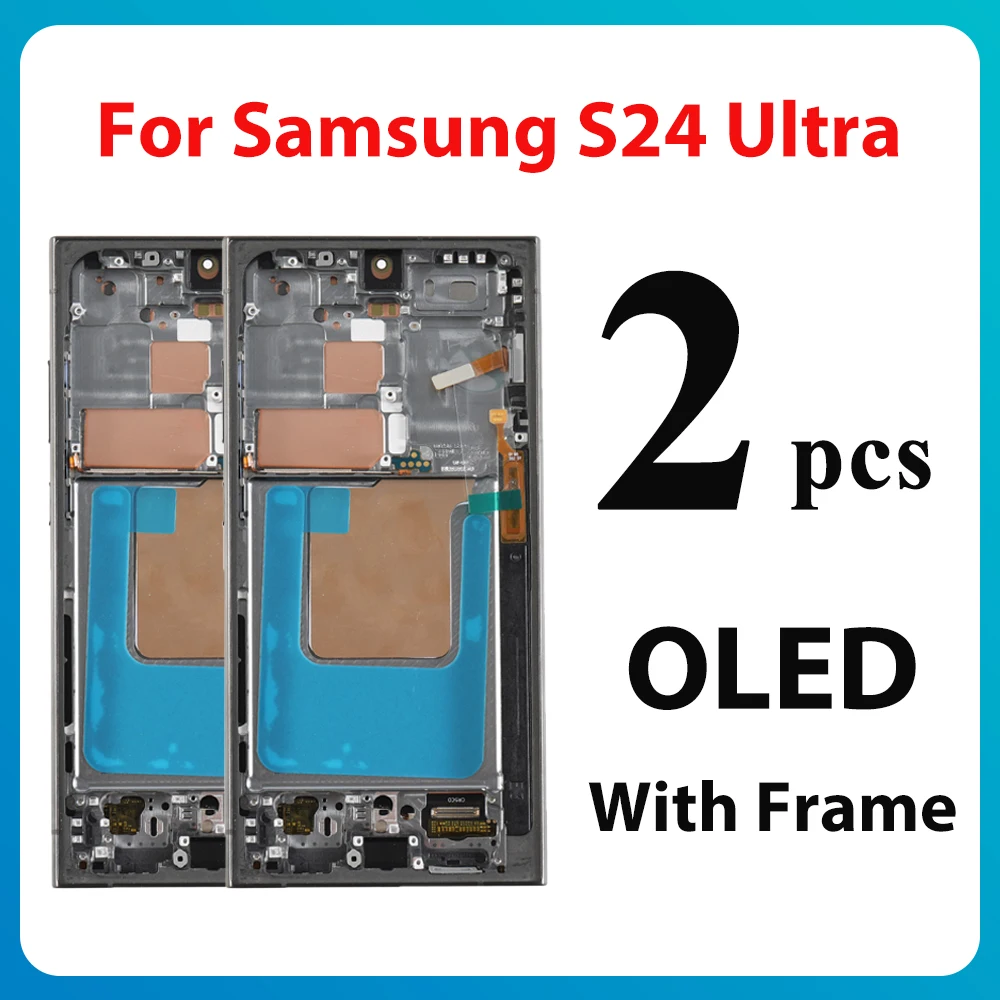2PCS-Wholesale-OLED-For-Samsung-S24-Ultra-S928B-S928E-S928U-S928W-LCD ...