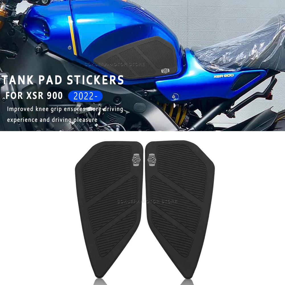 Non-Slip Side Fuel Tank Stickers Motorcycle Accessories For Yamaha XSR ...